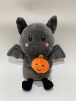 China 7 Pcs Assorted Bat with Pumpkin Plush Toys Set Cute Food Stuffed Animals for Kids Home Decoration 30cm for sale