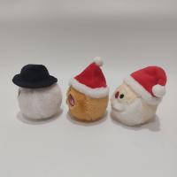 China Plush Sleeping Moon Toy with Breathing Effect LED Light 3 AAA Battery Powered for sale