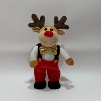 China Singing & Dancing Christmas Santa And Deer for sale