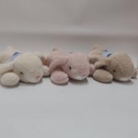 China 3 Assorted 22cm Crouching Lop-eared Rabbit Plush Toys Soft Cute Stuffed Bunny Baby Gift for sale