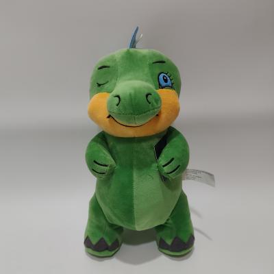 China 30 cm Green Super Soft Standing Dinosaur Plush Toy for sale