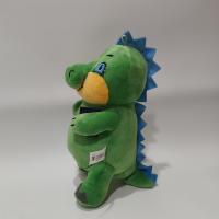 China 30 cm Green Super Soft Standing Dinosaur Plush Toy for sale