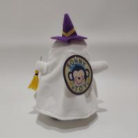 China Halloween White Ghosts Wearing Hats and Carrying Brooms for sale