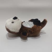 China Musical Plush Otter Light Projector Toy for sale