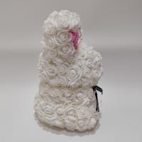 China Valentine Rose Bunny Plush Toy 30cm Soft Cute Romantic Gift for Couples for sale