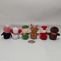 China 6 Assorted Christmas Plush Toys with Singing & Lighting Functions for sale