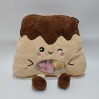 China Cute Transparent PVC Fruit Pudding Pillow with Colorful Mini Fruits Inside for sale
