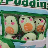 China Transparent PVC Avocado Pudding Pillow with Cute Avocado Filling for sale