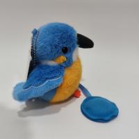 China Magnetic Shoulder-Standing Kingfisher Plush Toy for sale