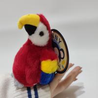 China Magnetic Shoulder-Standing Parrot Plush Toy for sale