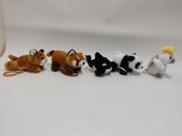 China Magnetic Shoulder Perch Plush 5 Animal Set Cute and Interactive Collection for sale