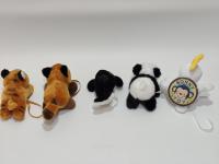 China Magnetic Shoulder Perch Plush 5 Animal Set Cute and Interactive Collection for sale