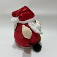 China Christmas Singing Circling Santa Plush Toy with Music 30cm Soft PP Cotton Filled for sale