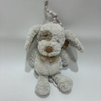 China Custom Plush Rabbit Infant Music Box Soft Baby Sleep Soother Plush Toy 30cm for sale