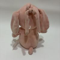 China Custom Plush Pink Rabbit Infant Music Box Soft Baby Sleep Soother 30cm for sale