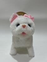 China Custom Design Stuffed Animal Cute Cute Walking Cat Elecreonic Plush Toy for sale