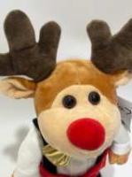China Singing & Dancing Christmas Deer Plush Toy With Music for sale