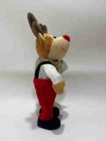 China Singing & Dancing Christmas Deer Plush Toy With Music for sale