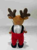 China Singing & Dancing Christmas Deer Plush Toy With Music for sale