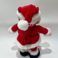 China Singing & Dancing Christmas Santa Plush Toy With Music for sale