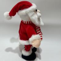 China Singing & Dancing Christmas Santa Plush Toy With Music for sale