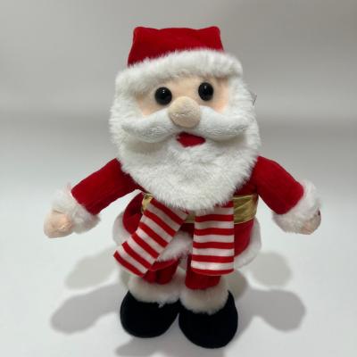 China Singing & Dancing Christmas Santa Plush Toy With Music for sale