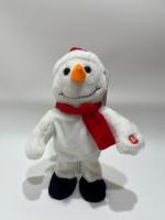 China Singing & Dancing Christmas Snowman Plush Toy With Music for sale