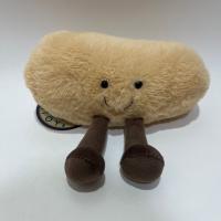 China Cute French Chocolate Bread Plush Toy Soft Stuffed Doll for sale