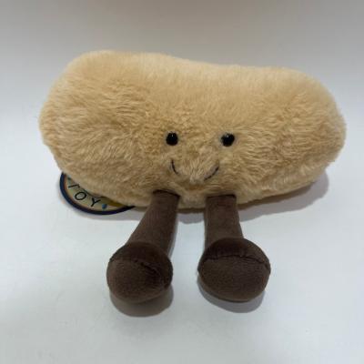 China Cute French Chocolate Bread Plush Toy Soft Stuffed Doll for sale