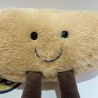 China Cute French Chocolate Bread Plush Toy Soft Stuffed Doll for sale