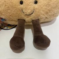 China Cute French Chocolate Bread Plush Toy Soft Stuffed Doll for sale