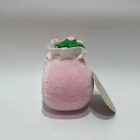 China Strawberry Swiss Roll Plush Toy Cute Pink Cream Roll Pillow Sweet Dessert Stuffed for sale