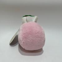 China Strawberry Swiss Roll Plush Toy Cute Pink Cream Roll Pillow Sweet Dessert Stuffed for sale