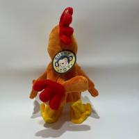 China Yellow Long-Haired Chicken Plush Toy with Neck-Pull Clucking Singing & Dancing Funny Rooster Doll Interactive Stress Relief Toy for sale