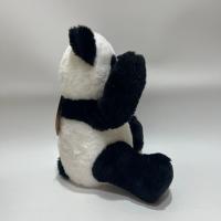China Interactive Peek-a-Boo Panda Plush Toy with Repeat Function and Music Cute Lying-Down Hide and Seek Toy for sale