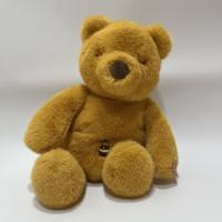 China Breathing Light Sleep Soothing Teddy Bear Plush Toy Brown Sleeping Bear Pillow Baby Sleep Aid for sale