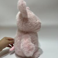 China Breathing Light Sleep Soothing Pig Plush Toy Pink Closed-Eye Cute Pig Pillow Baby Sleep Aid for sale