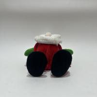 China Walking Plush Santa Toy Big Beard Round Doll Walking Mechanism Animated for sale