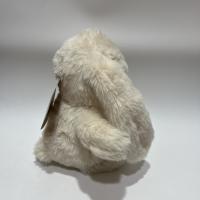 China Big Ear Plush Bunny Toy Cream White Lop Rabbit Weighted Soothing Sleep Doll Birthday Gift for Kids for sale