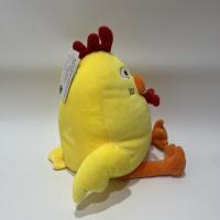 China Foam Particle Filled Little Yellow Chicken Plush Cushion Round Yellow Chick Pillow Soft Particle Doll Nap Sofa Decoration for sale