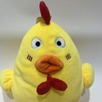 China Foam Particle Filled Little Yellow Chicken Plush Cushion Round Yellow Chick Pillow Soft Particle Doll Nap Sofa Decoration for sale