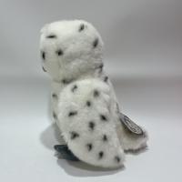 China Snowy Owl Plush Toy White Spotted Owl Doll Realistic Bird Plushie Soothing Companion Gift for Kids for sale
