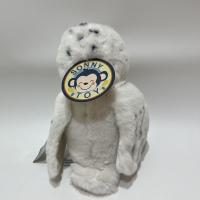 China Realistic Snowy Owl White Owl Plush Toy Lifelike Amber Eyes Fluffy Feather Texture Standable Design for sale