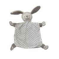 China 23CM Grey Bunny Infant Plush Toy with 100% PP Cotton Filling - Custom Colors & Designs Available for sale