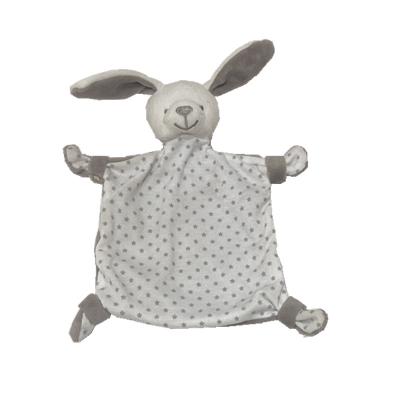 China 23CM Grey Bunny Infant Plush Toy with 100% PP Cotton Filling - Custom Colors & Designs Available for sale