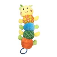 China 32cm Musical Caterpillar Plush Toy for Infants with Sound Feature and 100% PP Cotton Filling for sale