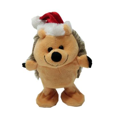 China 5.91in Christmas Reindeer Stuffed Animal with Voice Recording & Walking Features - BSCI Certified Plush Toy for sale