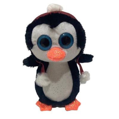 China 18cm 7.09 Inch Christmas Plush Penguin Stuffed Animal with Recording and Repeating Function - 3 AAA Battery Powered for sale