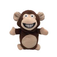 China 0.17m 6.69in Super Soft Talking Monkey Teddy Bear with Shaking Motion - 3 AAA Battery Powered Plush Toy for sale