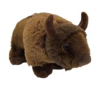 China 7.87 Inch 20cm Recycled Material Wild Ox Plush Stuffed Animal with 100% PP Cotton Filling - 60-70 Day Delivery for sale